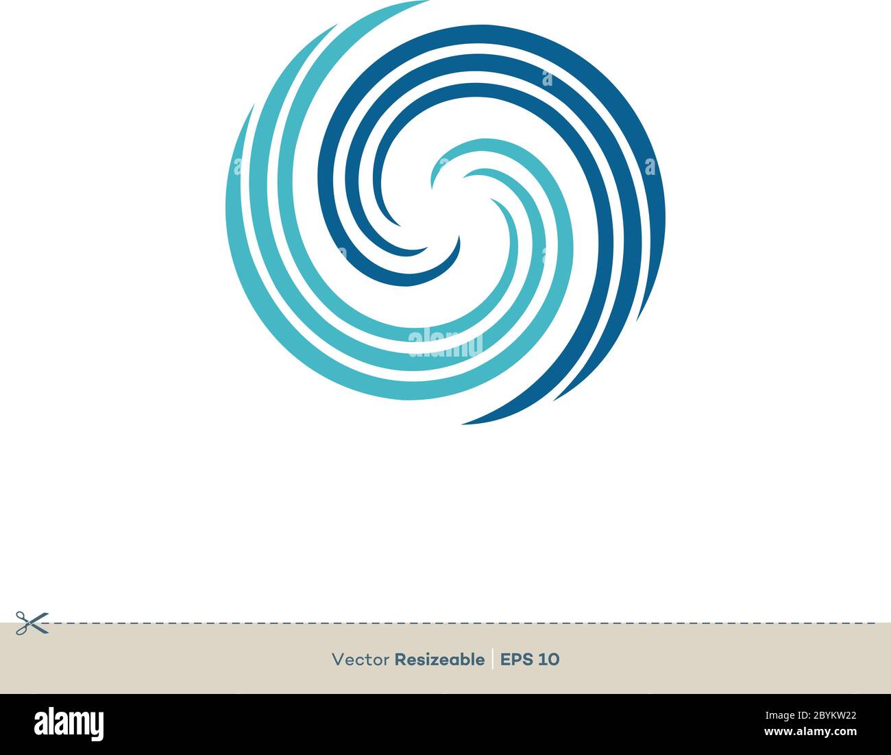 Abstract Whirlpool Vector Logo Template Illustration Design. Vector EPS ...