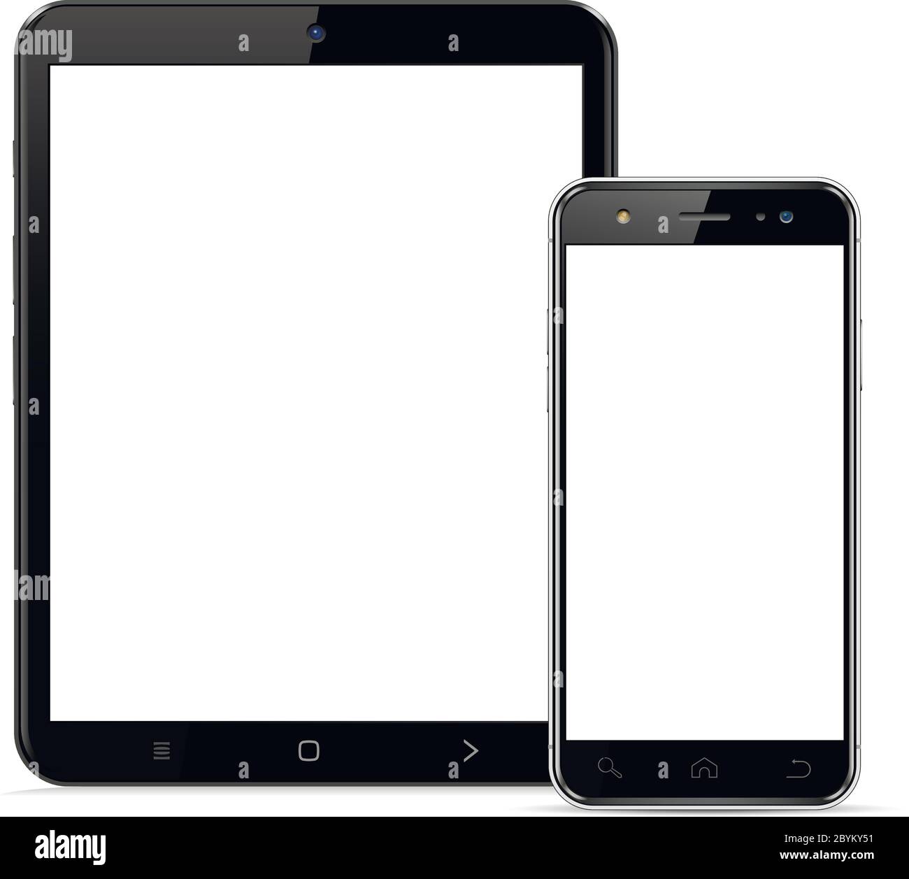 Tablet computer and smartphone template for adaptive design ...