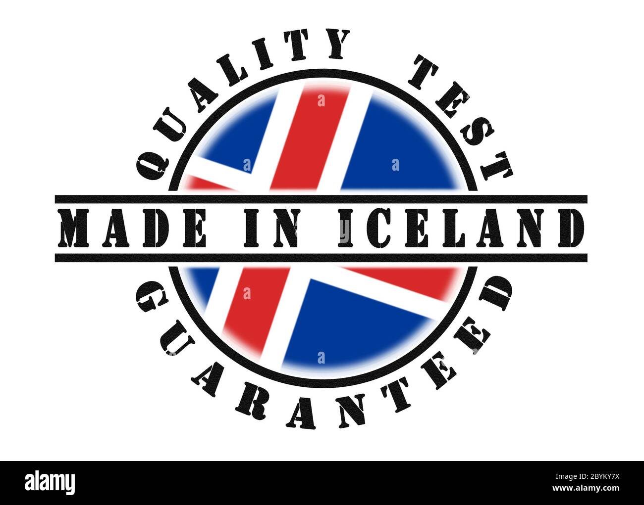 Quality test guaranteed stamp Stock Photo - Alamy