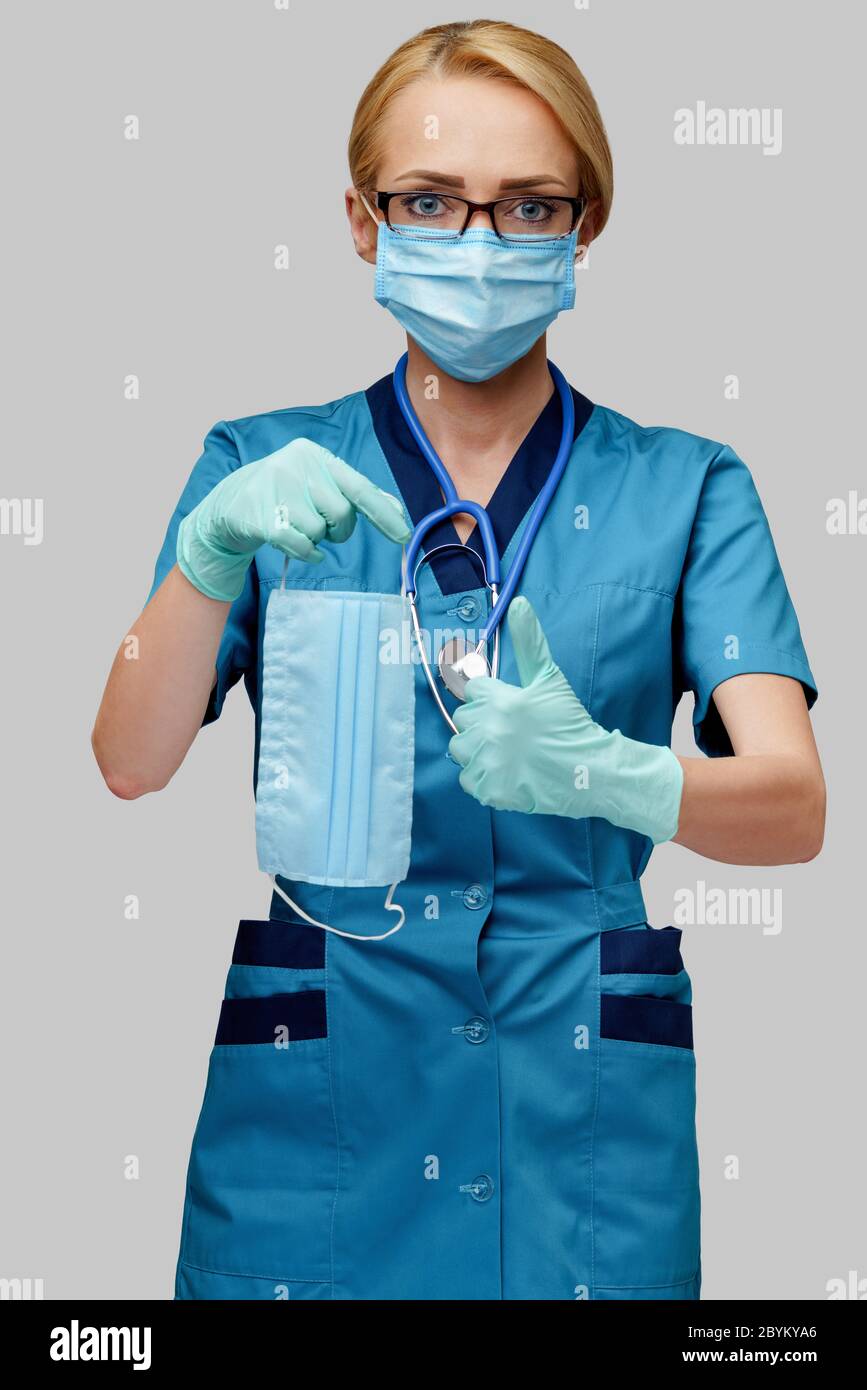 Latex mask woman hi-res stock photography and images - Alamy