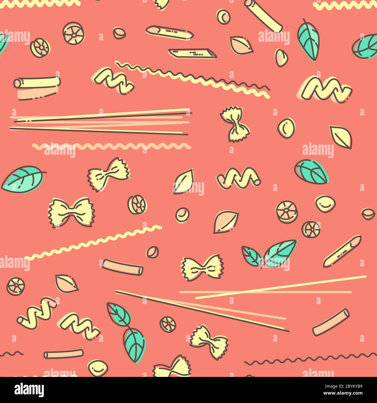 Fusilli pattern Stock Vector Images - Alamy