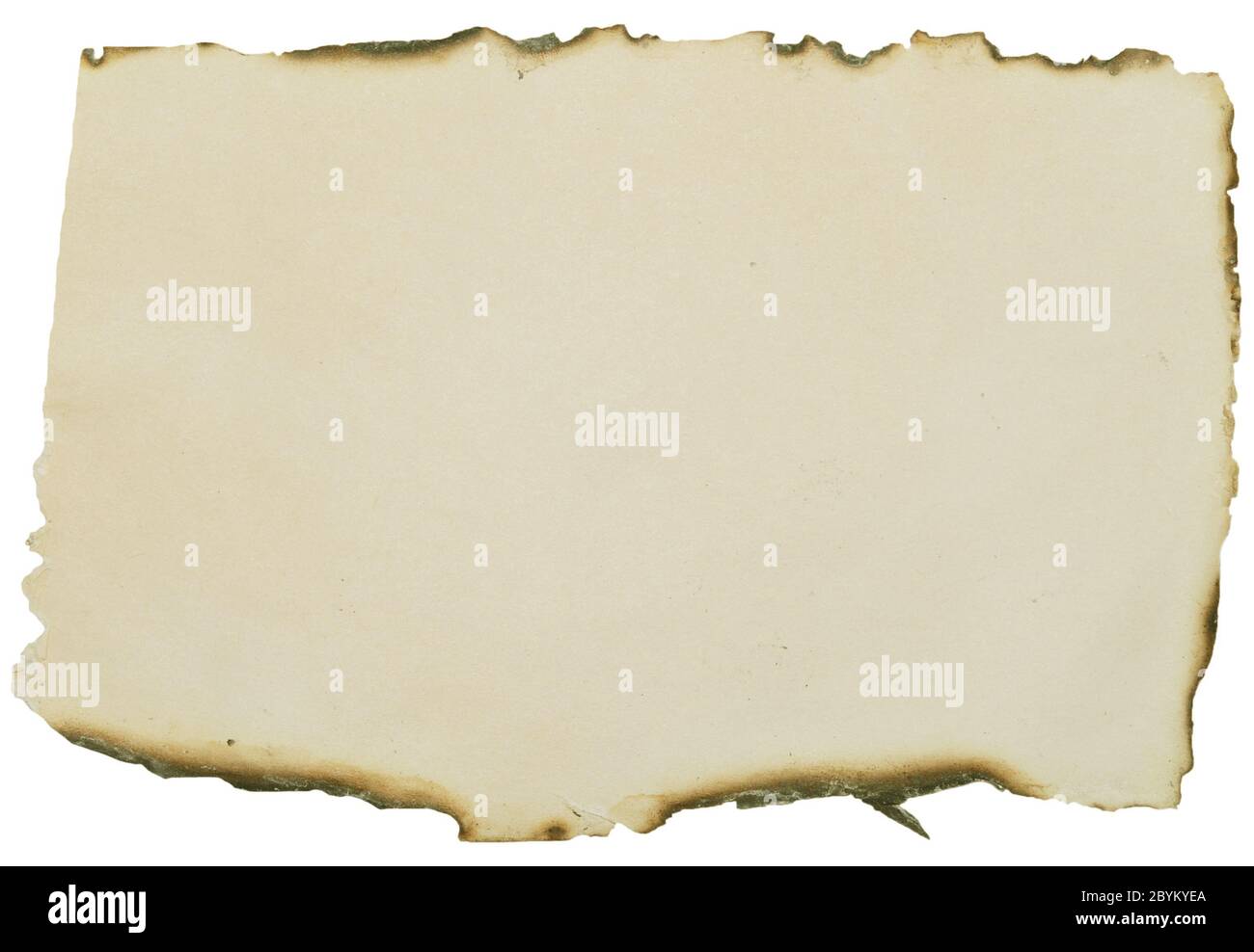 Old paper isolated fold Cut Out Stock Images & Pictures - Alamy