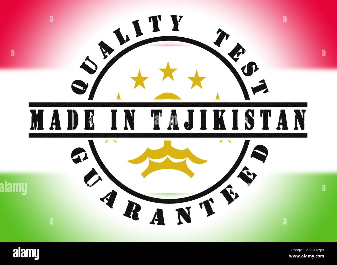 Quality test guaranteed stamp Stock Photo - Alamy