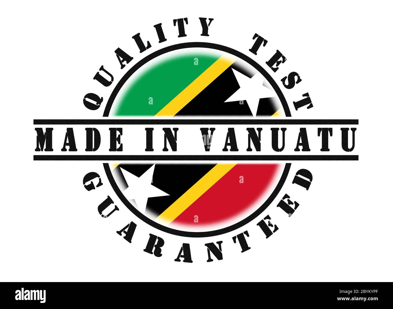 Quality test guaranteed stamp Stock Photo - Alamy