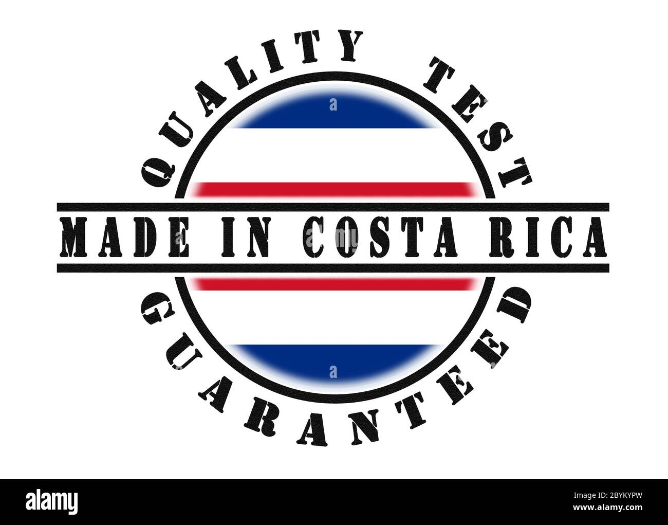 Quality test guaranteed stamp Stock Photo - Alamy