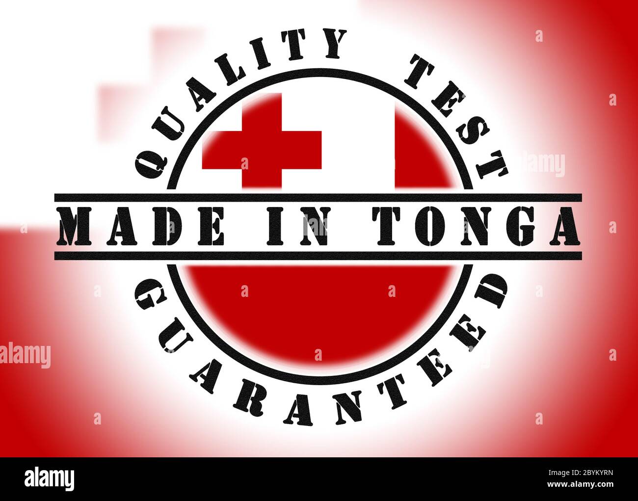 Quality test guaranteed stamp Stock Photo - Alamy