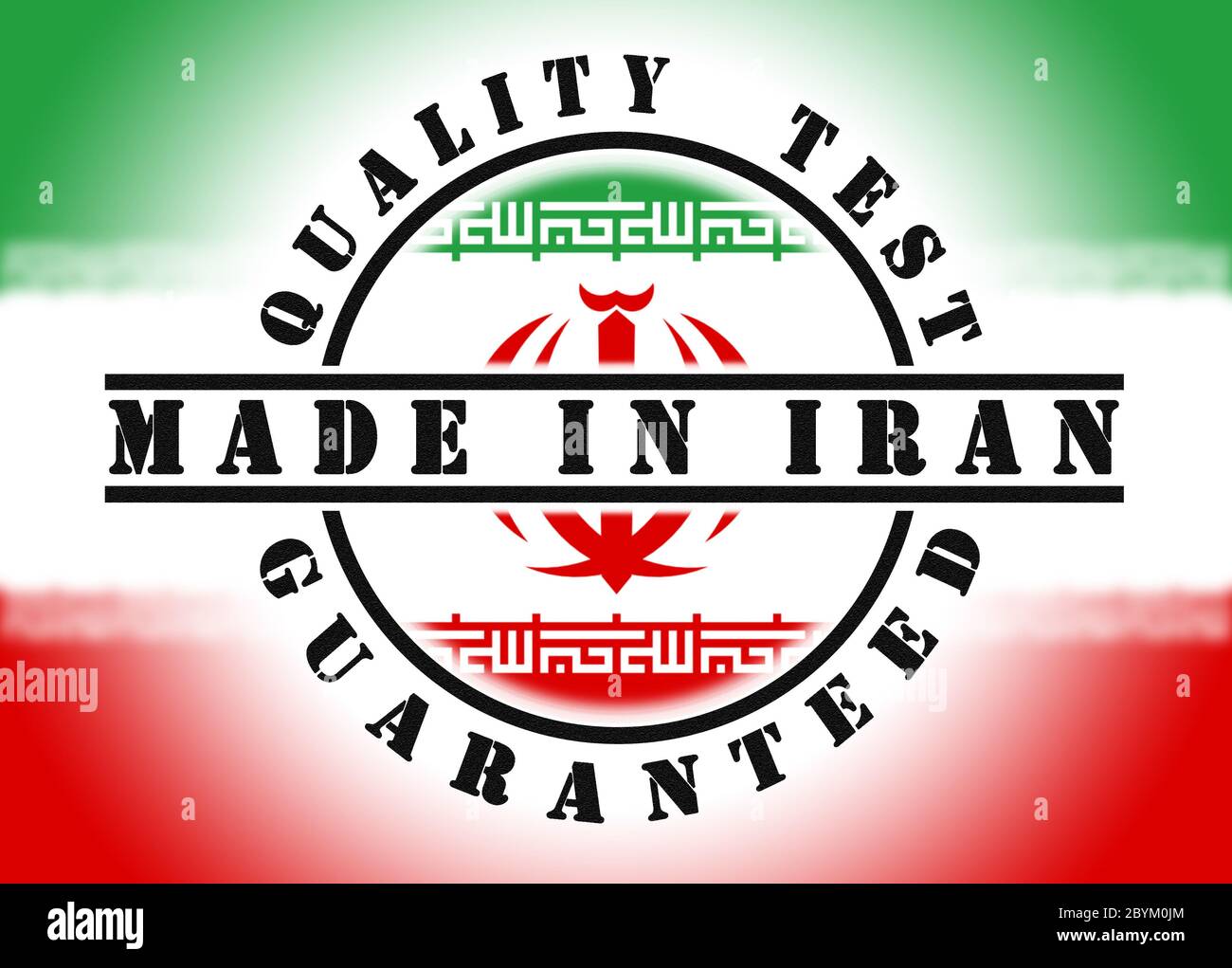 Quality test guaranteed stamp Stock Photo - Alamy