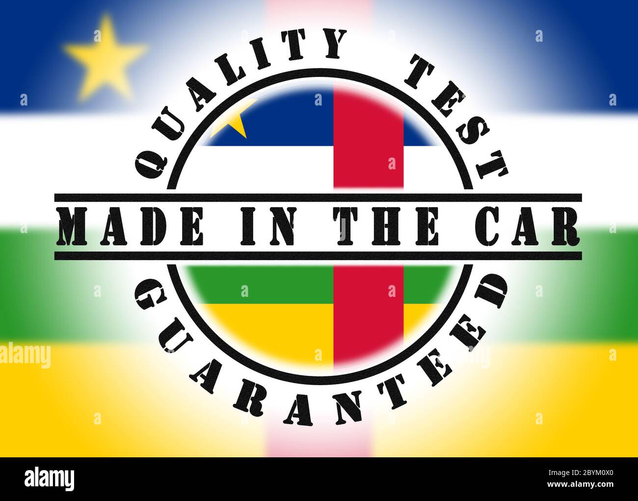 Quality test guaranteed stamp Stock Photo - Alamy