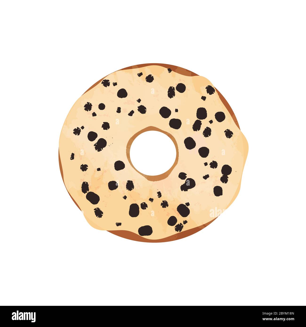 One cookie cream isolated Stock Vector Images - Alamy