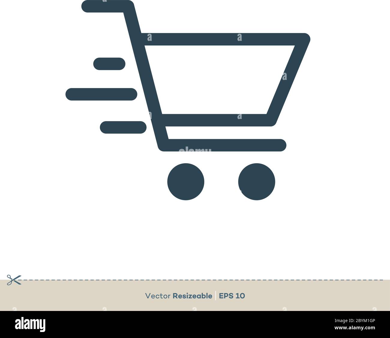 Shopping Cart Icon Vector. Trolley Logo Template Illustration Design ...