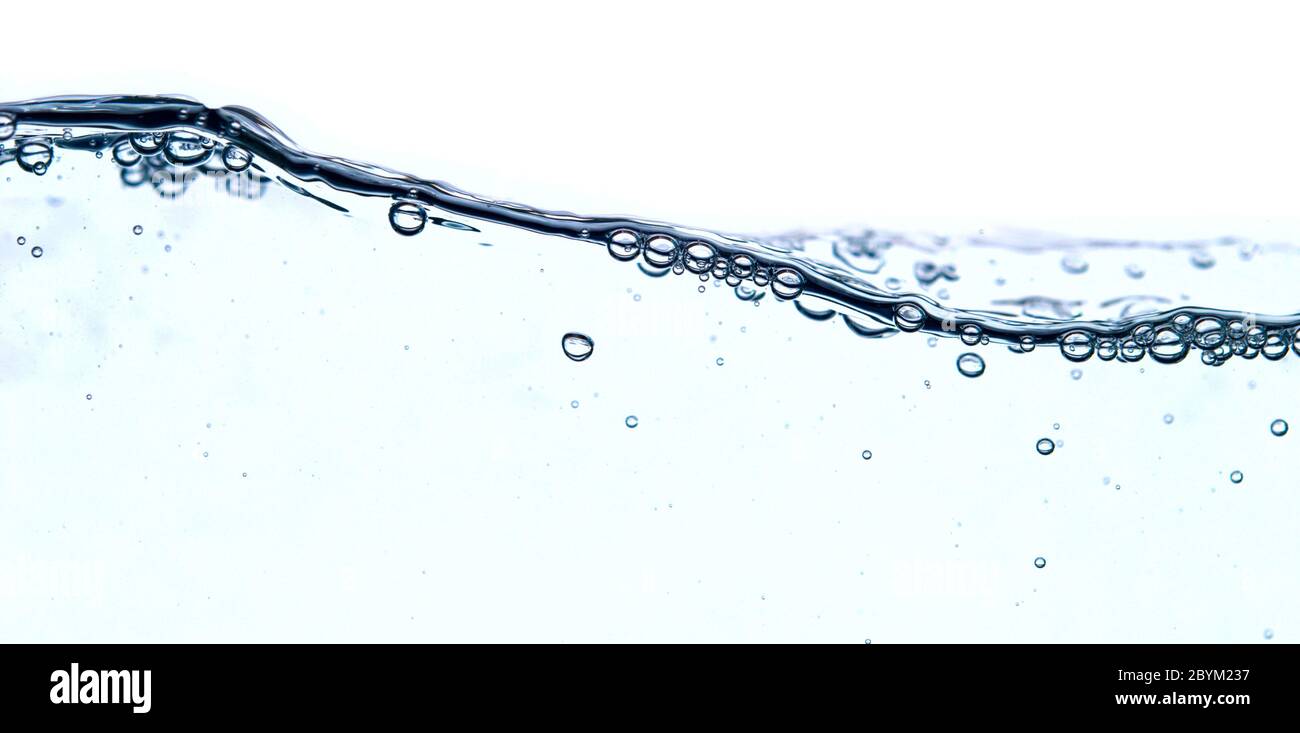 Bubbles underwater in clear blue hi-res stock photography and images ...