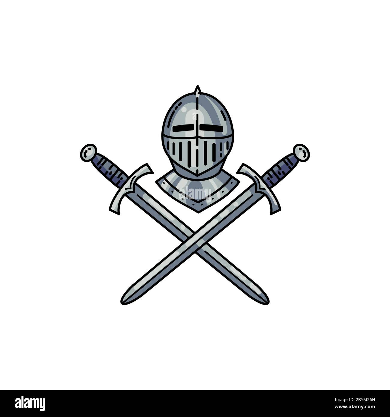 Warrior swords weapons weapon Stock Vector Images - Alamy