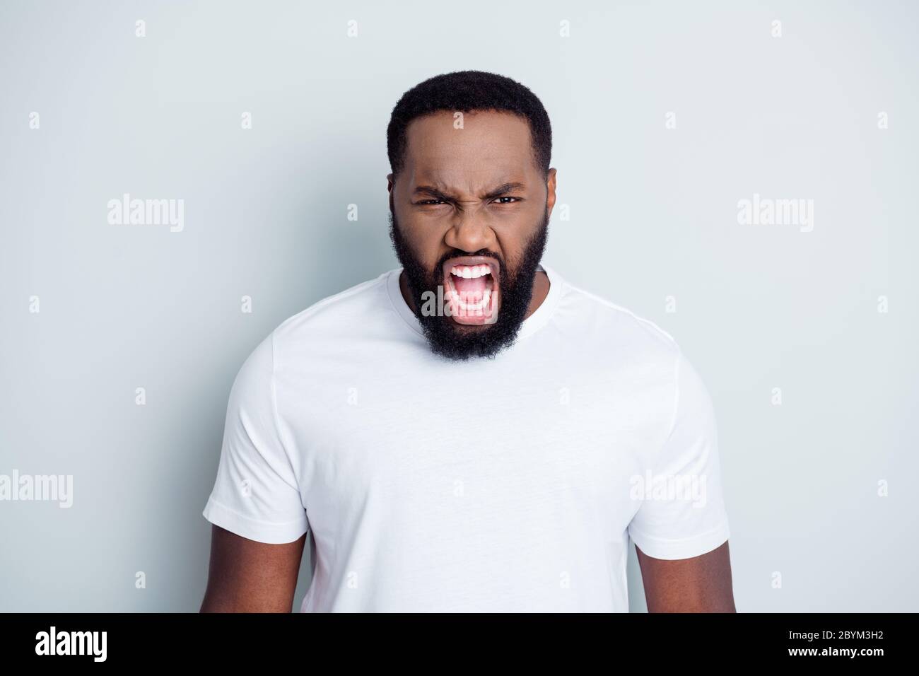 African American Male Yelling High Resolution Stock Photography and ...