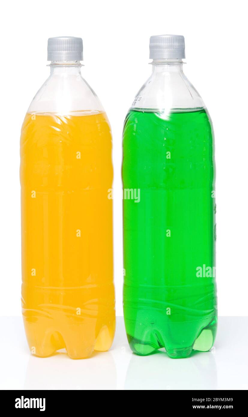 Red water bottle two Cut Out Stock Images & Pictures - Alamy