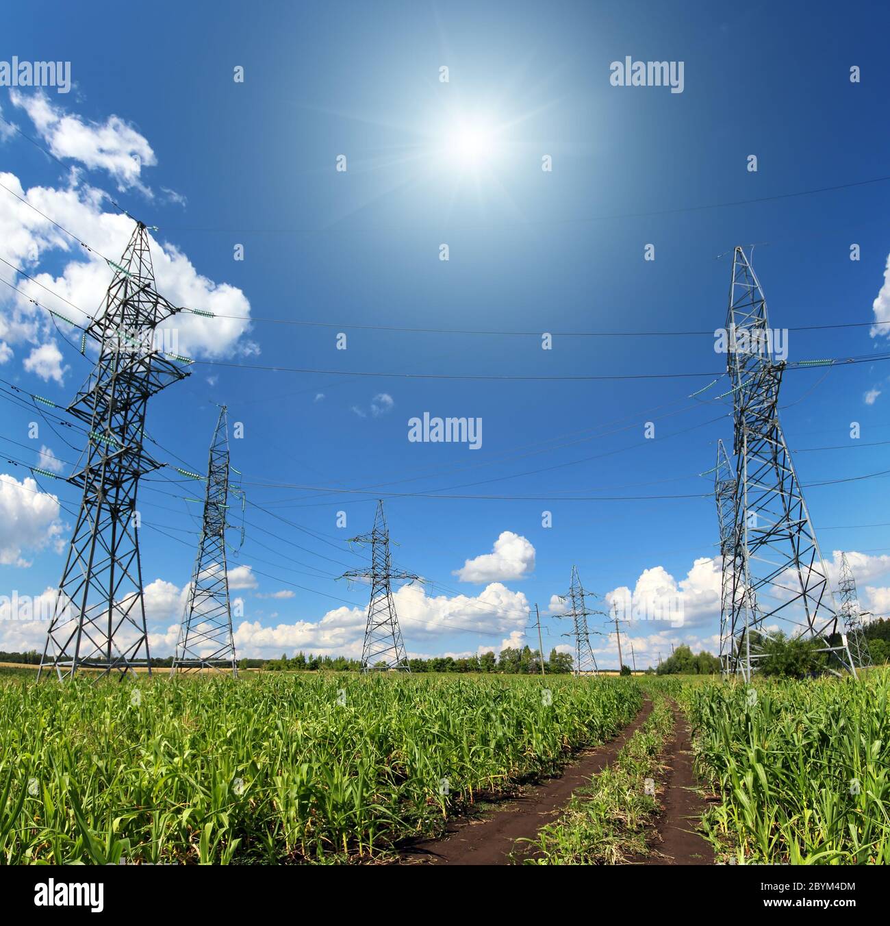 Electricity masts hi-res stock photography and images - Alamy
