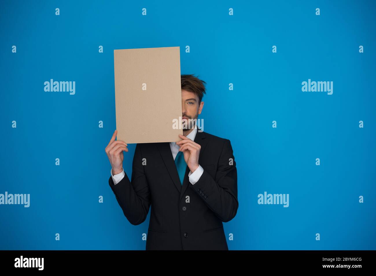 Person holding poster hi-res stock photography and images - Alamy