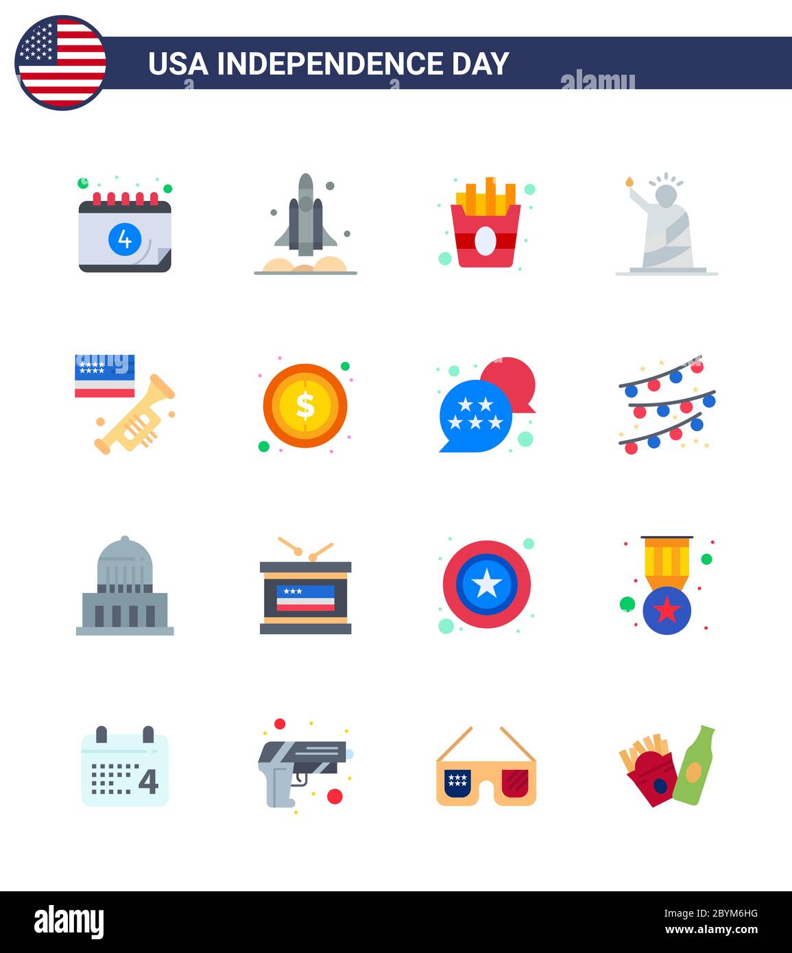 American symbols flag statue liberty hi-res stock photography and ...