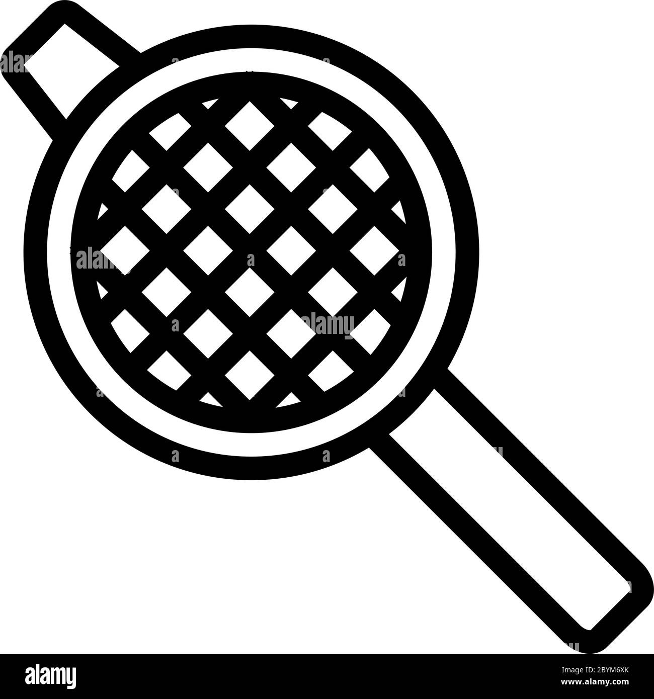 kitchen strainer icon vector outline illustration Stock Vector Image ...