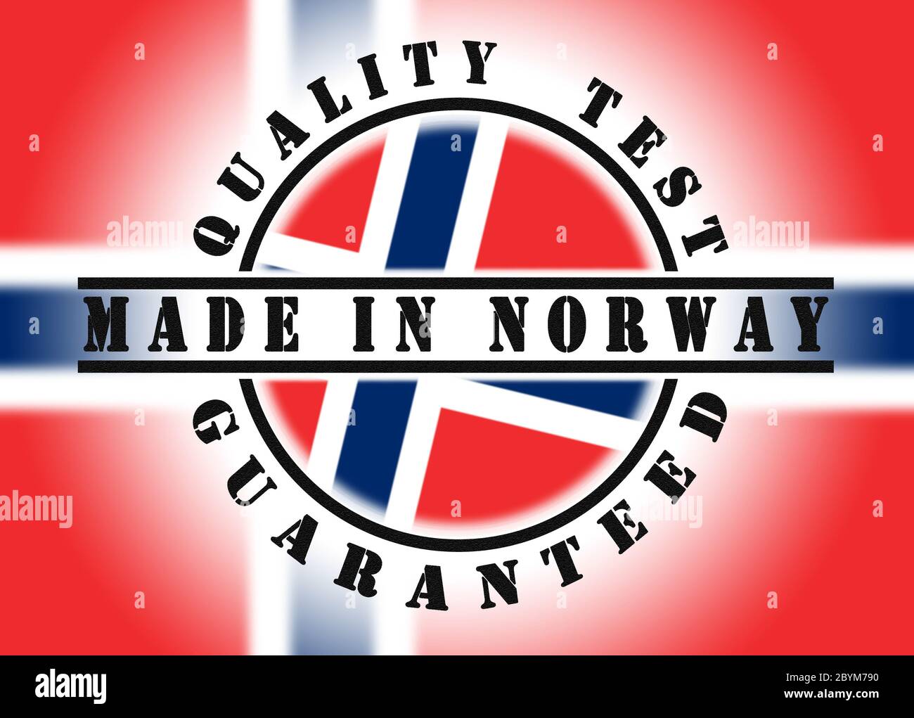 Quality test guaranteed stamp Stock Photo - Alamy