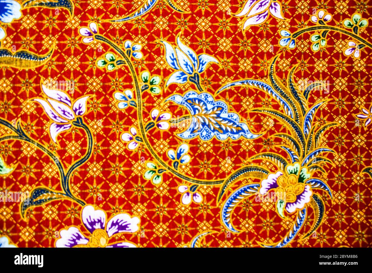 batik sarong pattern background in Thailand, traditional batik sarong ...