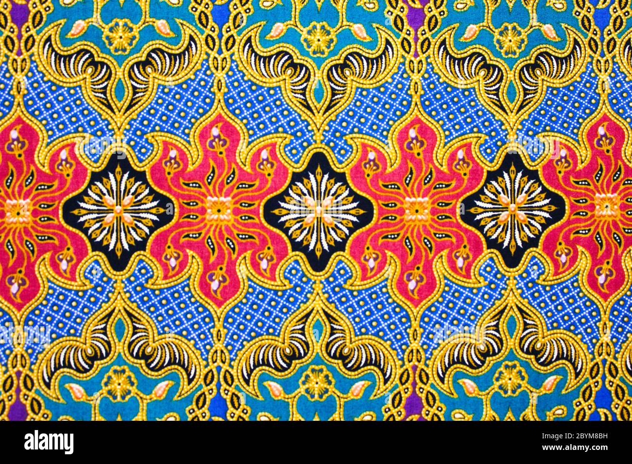 batik sarong pattern background in Thailand, traditional batik sarong ...