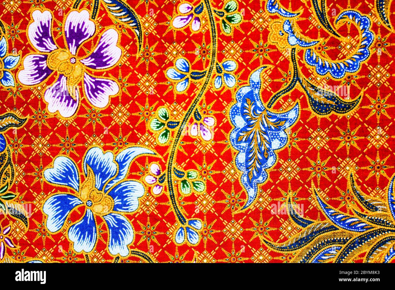 batik sarong pattern background in Thailand, traditional batik sarong ...