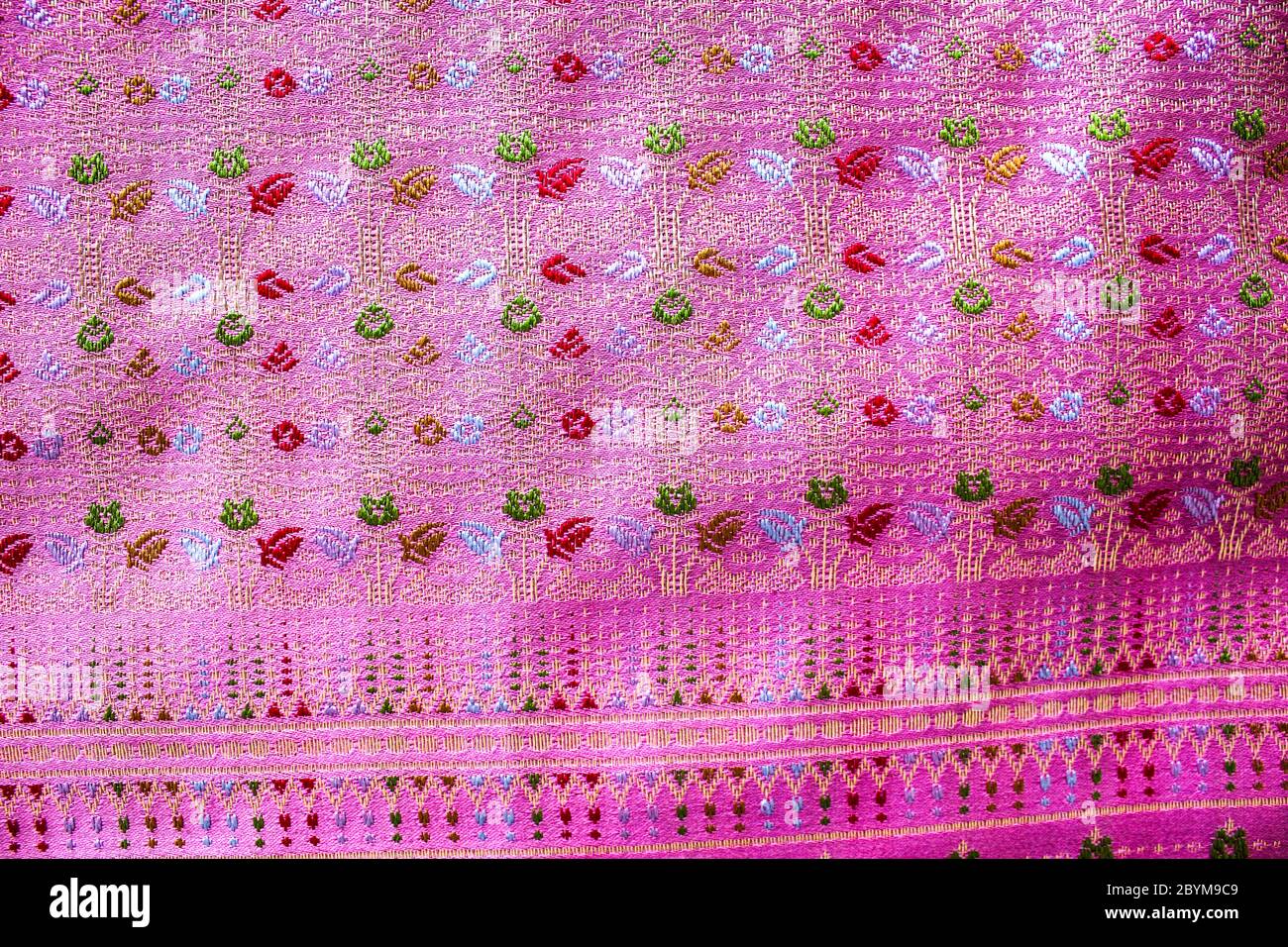 popular batik sarong pattern background in Thailand, traditional batik ...