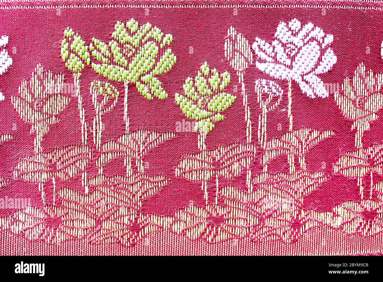 popular batik sarong pattern background in Thailand, traditional batik ...