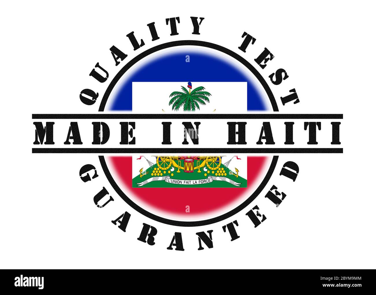 Quality test guaranteed stamp Stock Photo - Alamy