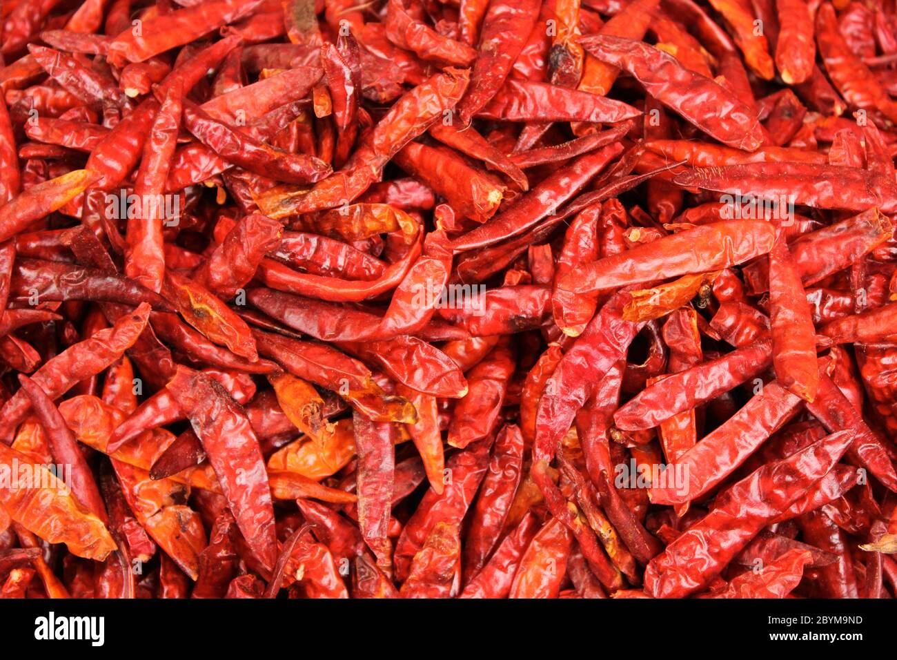 Hot dried red chillies hi-res stock photography and images - Alamy