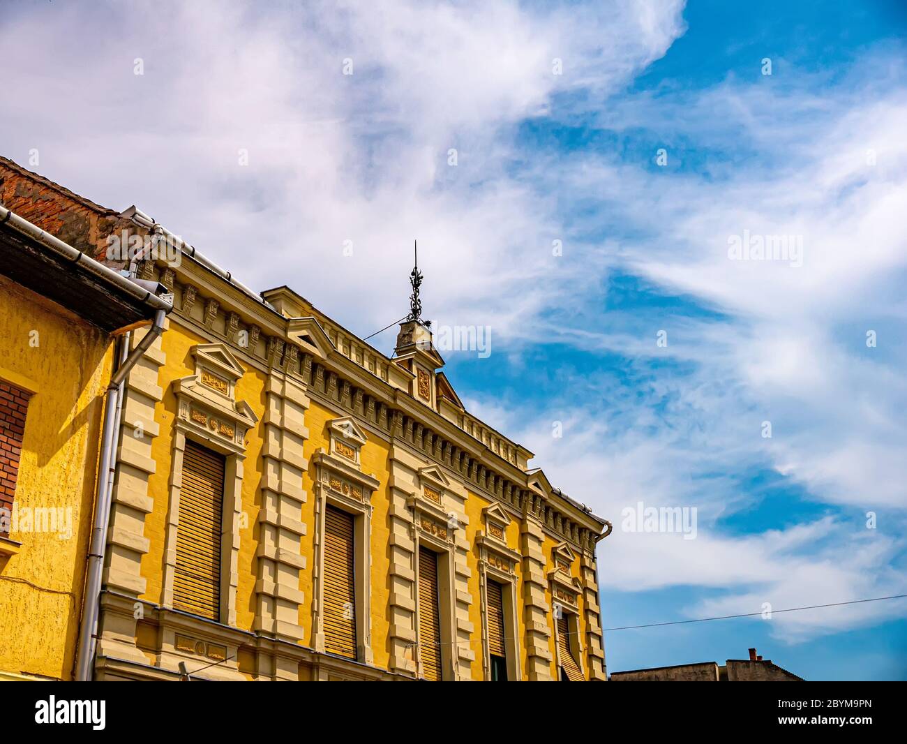 Historic architecture in Papa, Hungary on a sunny day Stock Photo - Alamy