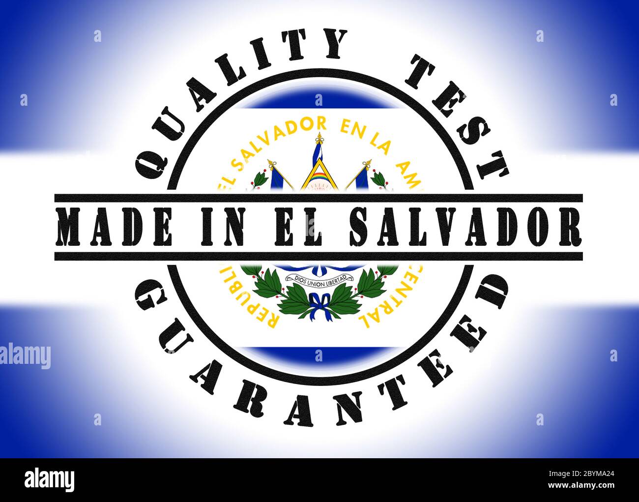 Quality test guaranteed stamp Stock Photo - Alamy