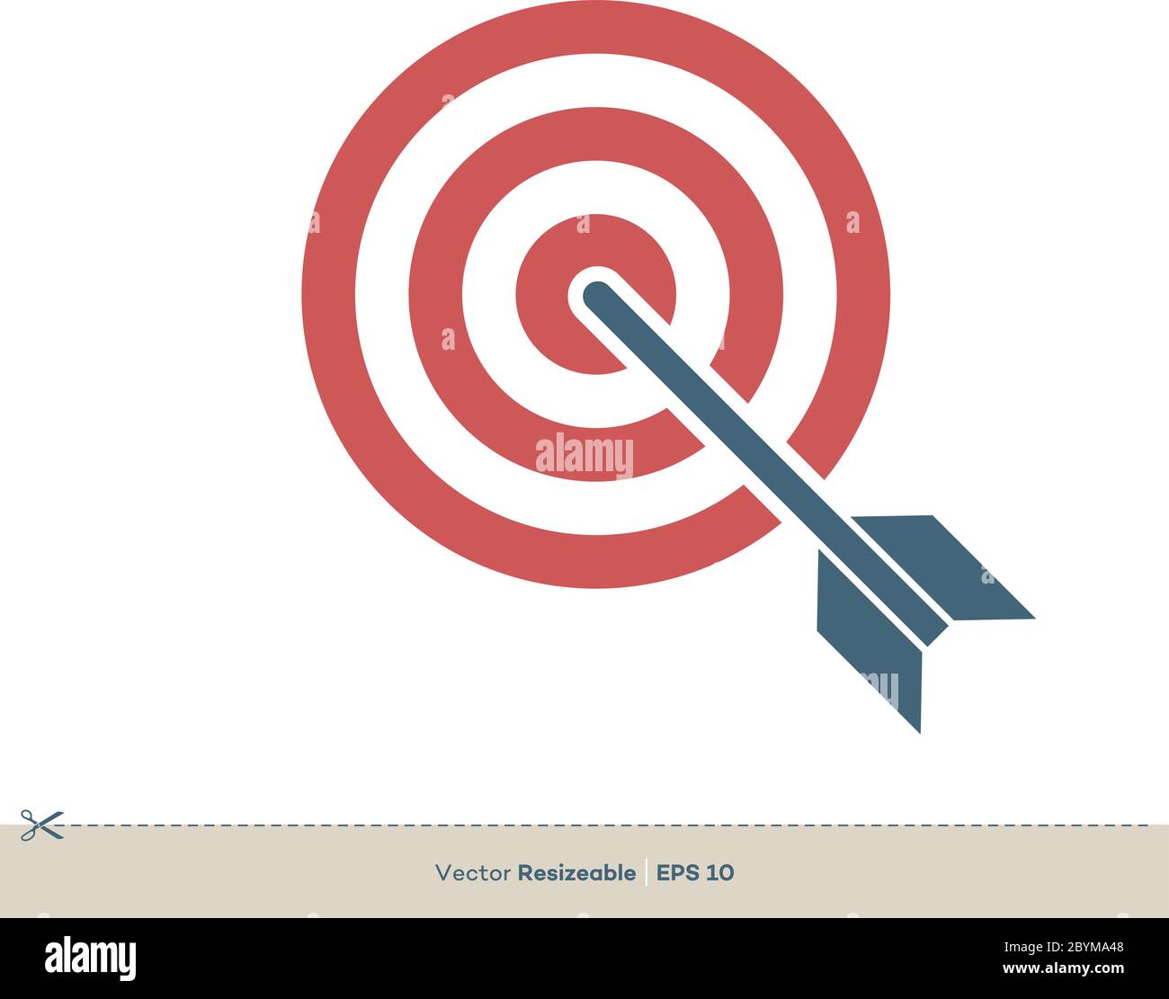 Dart Target Icon Vector Logo Template Illustration Design. Vector EPS ...
