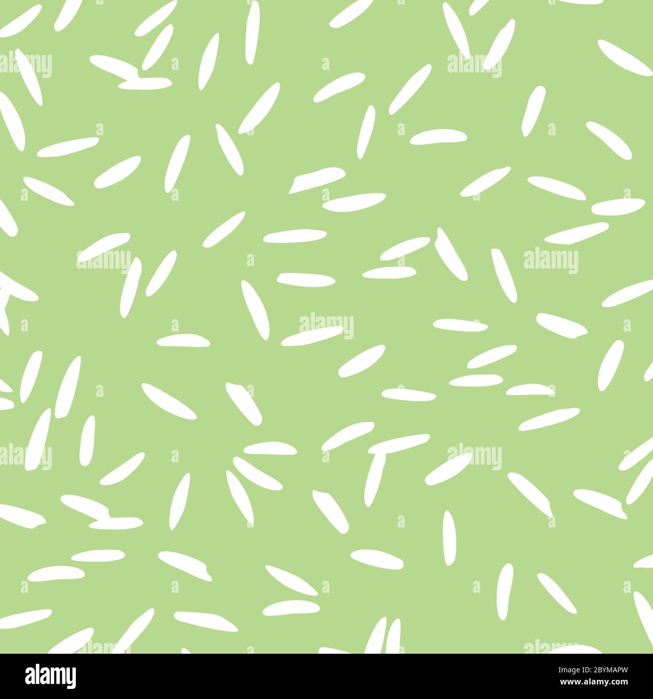 Simple seamless rice grain pattern, background. For fabric, wrapping ...