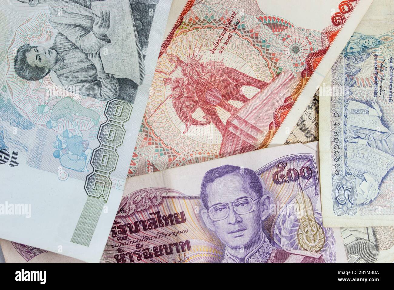 a collection of various currencies from countries the globe Stock Photo ...