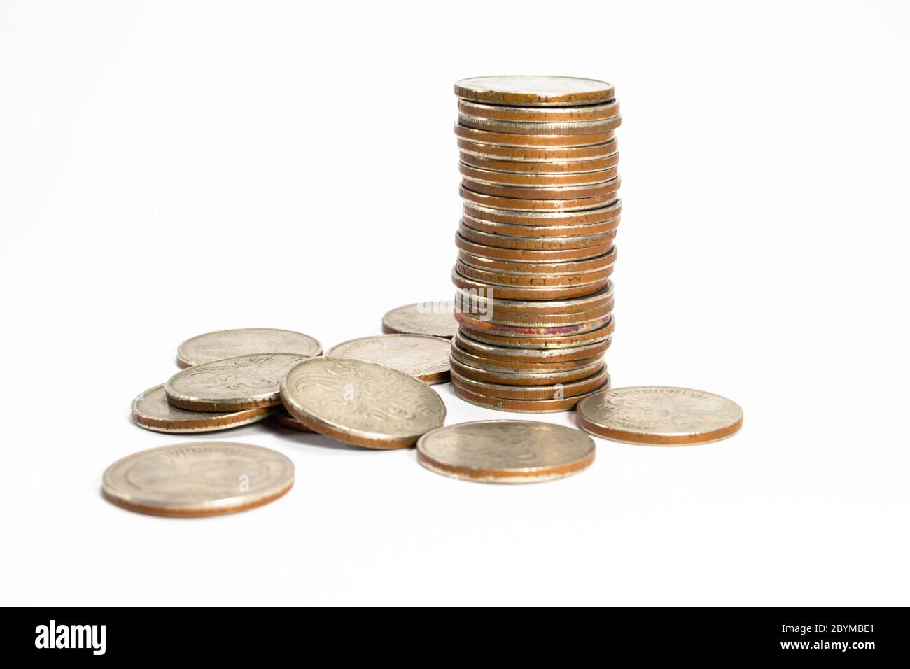 a collection of various currencies from countries the globe Stock Photo ...
