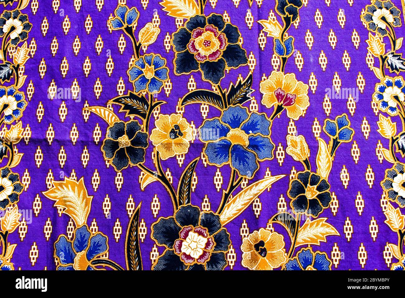 popular batik sarong pattern background in Thailand, traditional batik ...