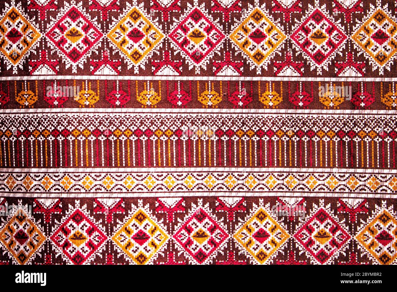 popular batik sarong pattern background in Thailand, traditional batik ...