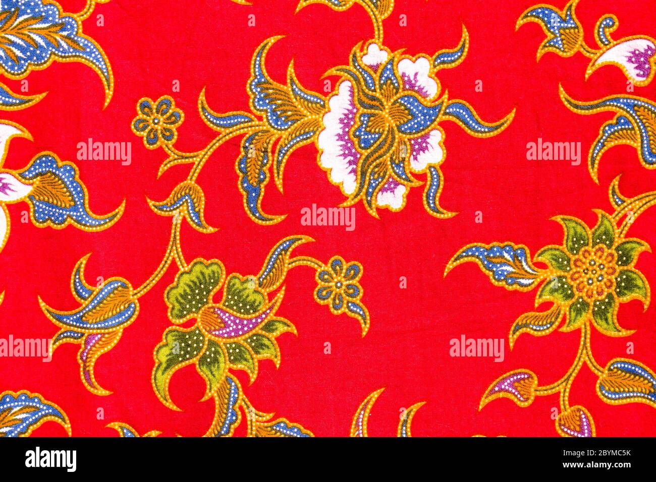 popular batik sarong pattern background in Thailand, traditional batik ...