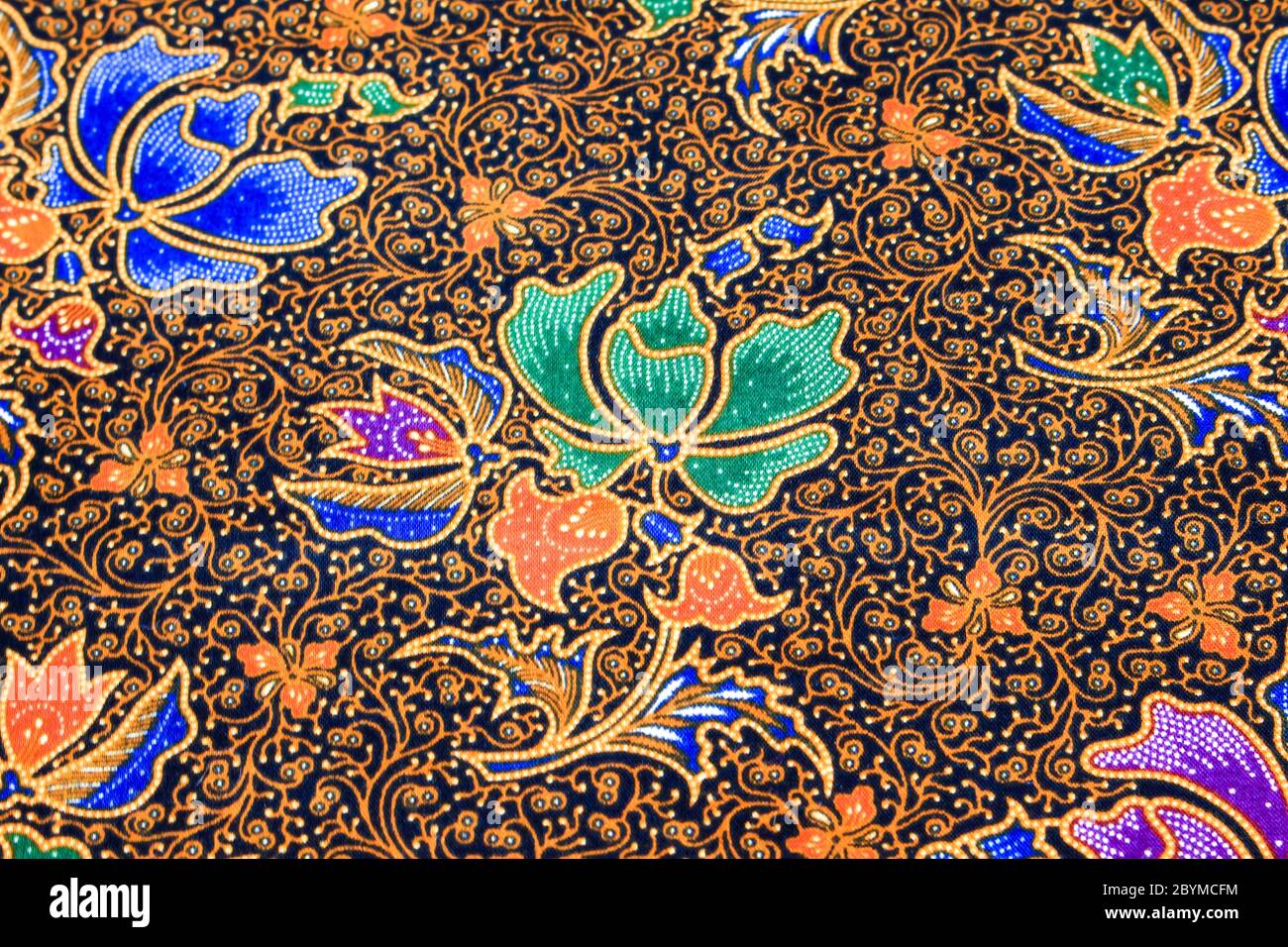 popular batik sarong pattern background in Thailand, traditional batik ...