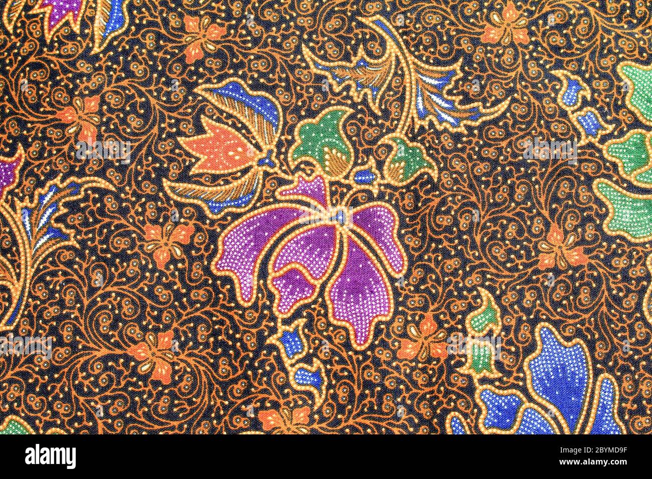 popular batik sarong pattern background in Thailand, traditional batik ...