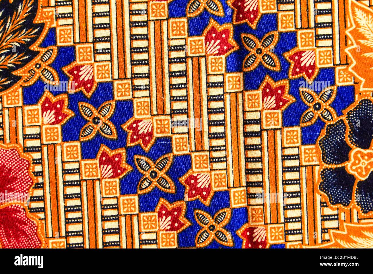 popular batik sarong pattern background in Thailand, traditional batik ...