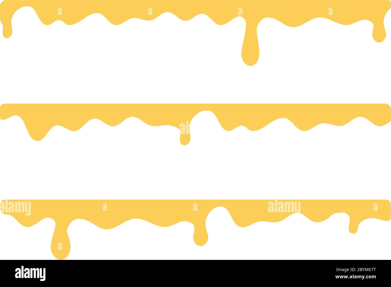 Dripping gold liquid honey Stock Vector Images - Alamy