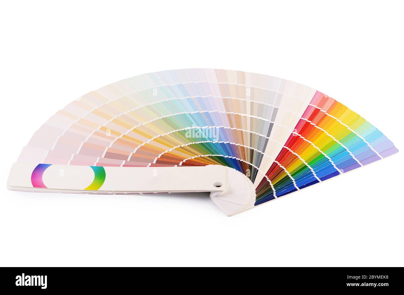 The color palette isolated on white Stock Photo - Alamy