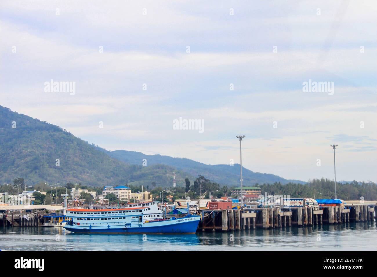 sea port of seatran ferry terminal a pier koh samui,surat thani ...