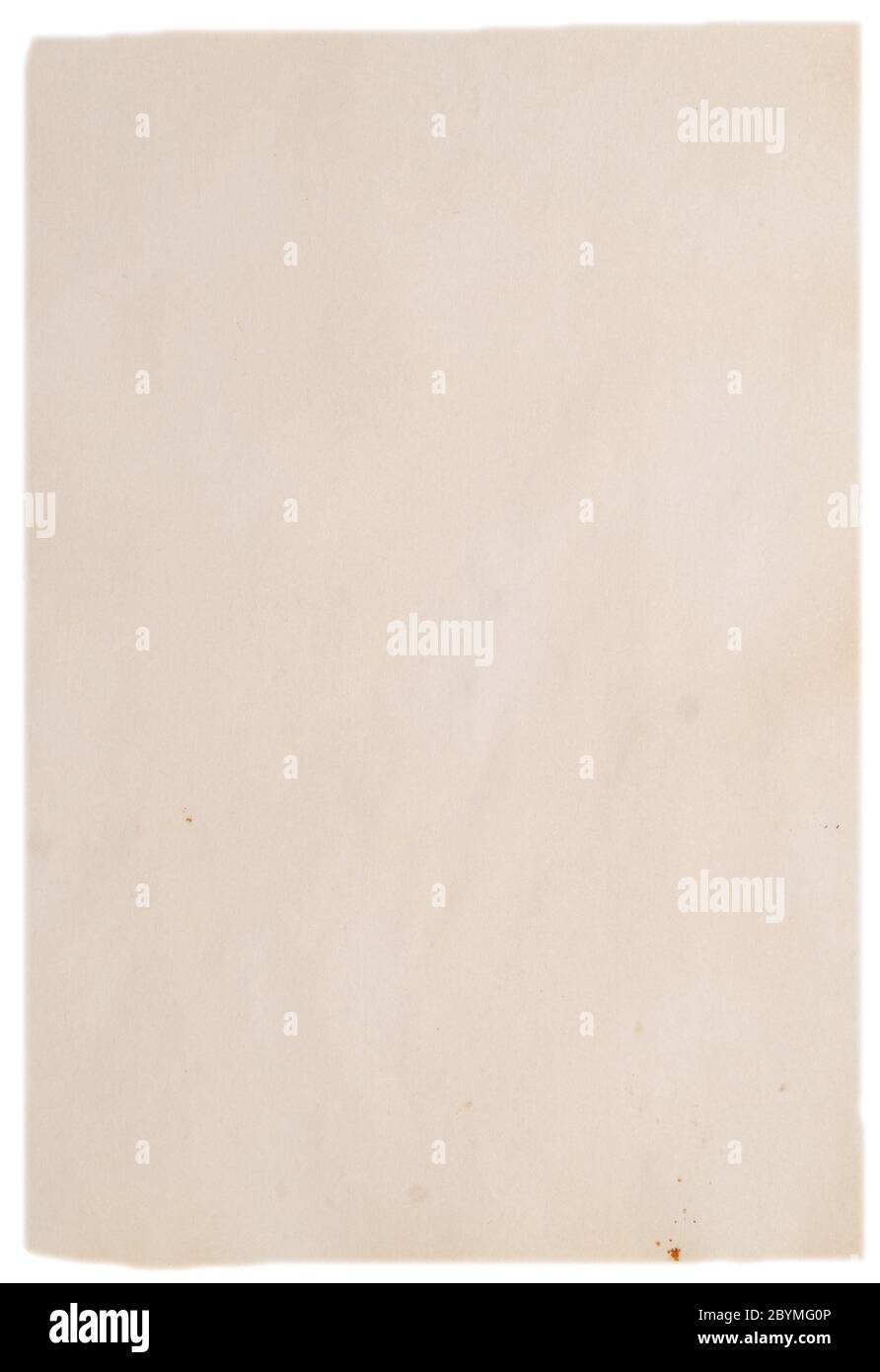 Old paper isolated hi-res stock photography and images - Alamy
