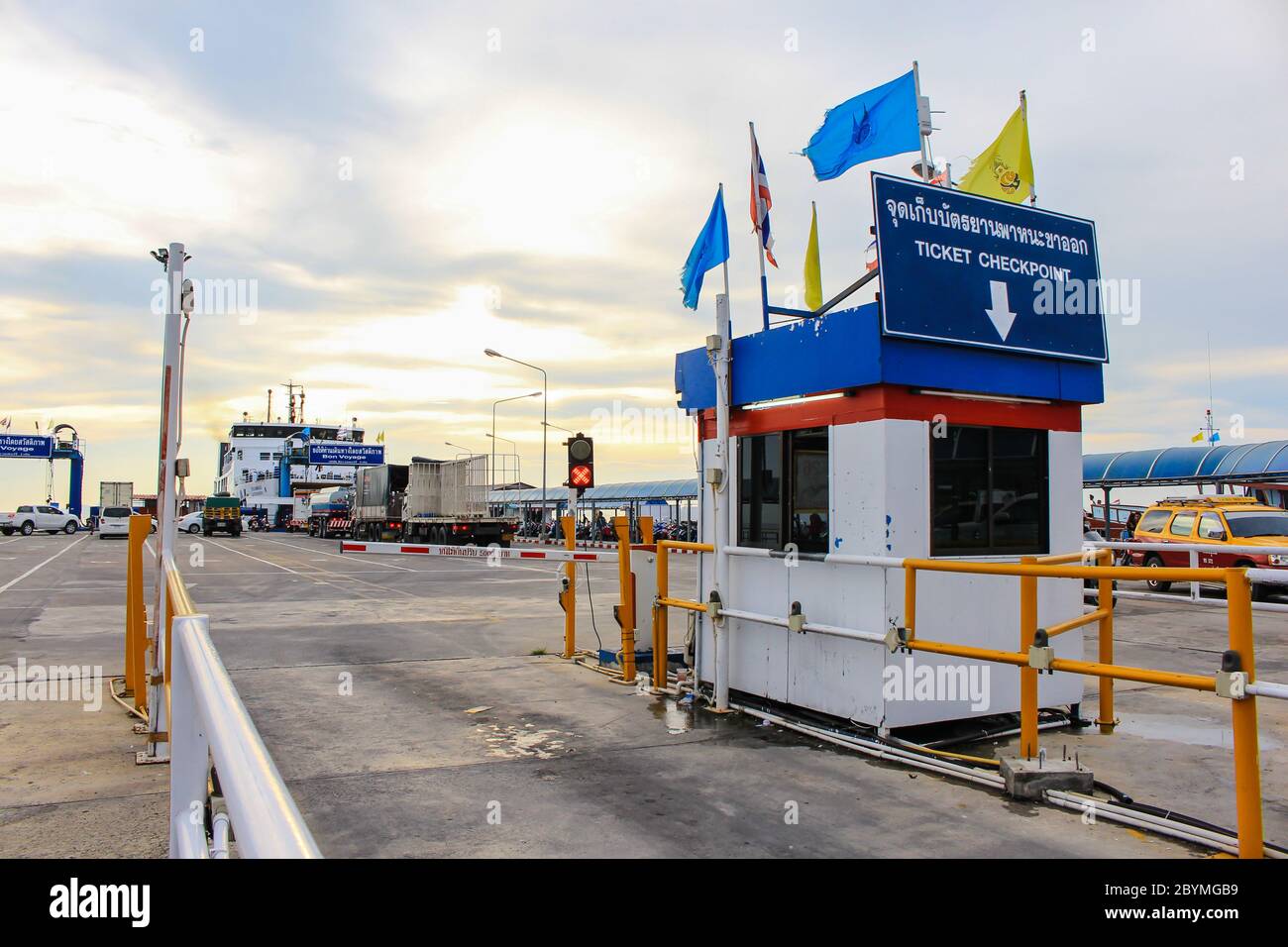 sea port of seatran ferry terminal a pier koh samui,surat thani ...