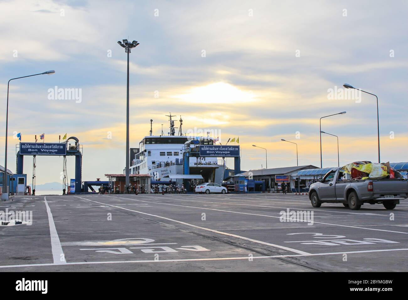 sea port of seatran ferry terminal a pier koh samui,surat thani ...