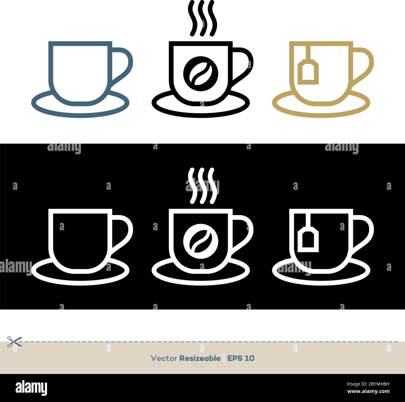 Cup Icon Vector Logo Template Illustration Design. Vector EPS 10 Stock ...