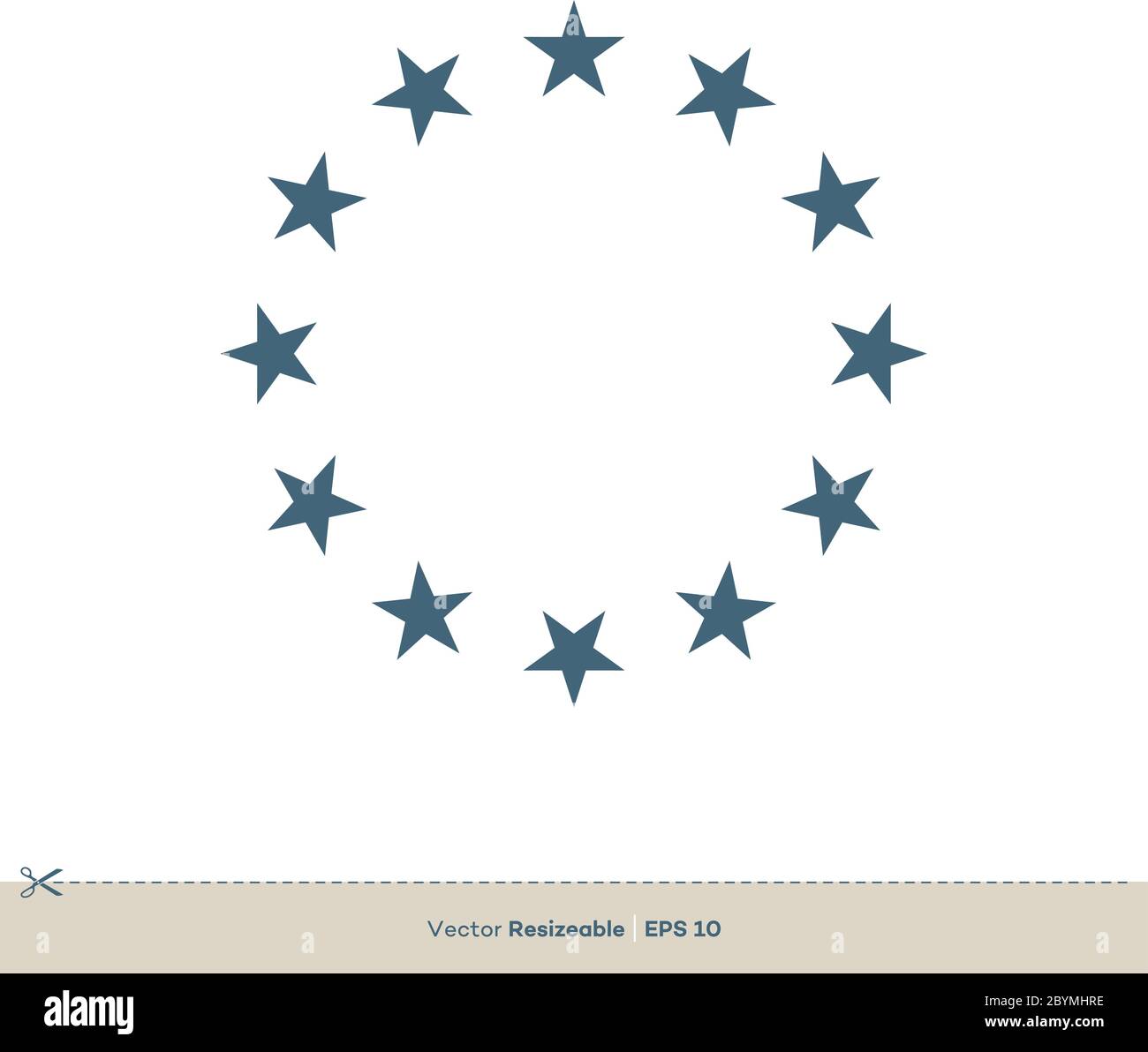 Star Circle Border Clipart